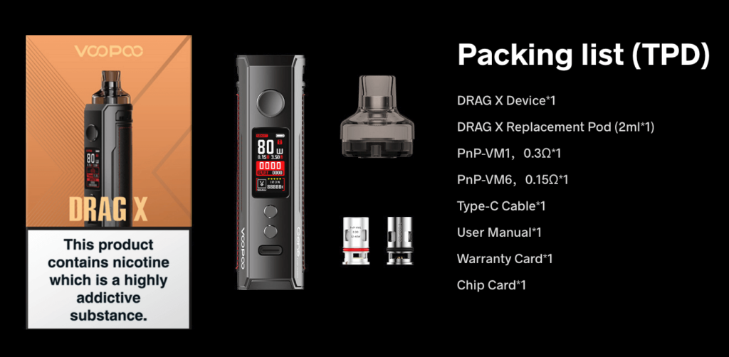 Voopoo Drag X 80W | E-liquidbolt.cc